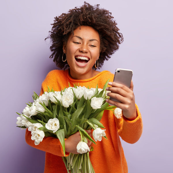 Personalized video message QR code - Flower Lab