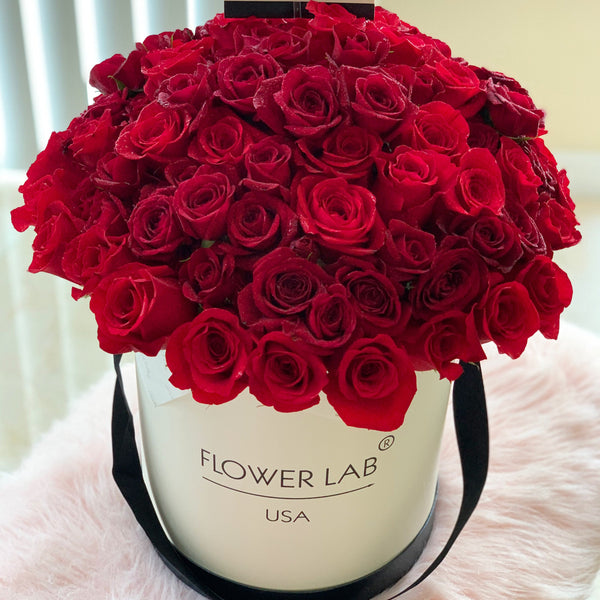 Valentine Day Flower with Red Roses Flower Arrangements in Miami ...